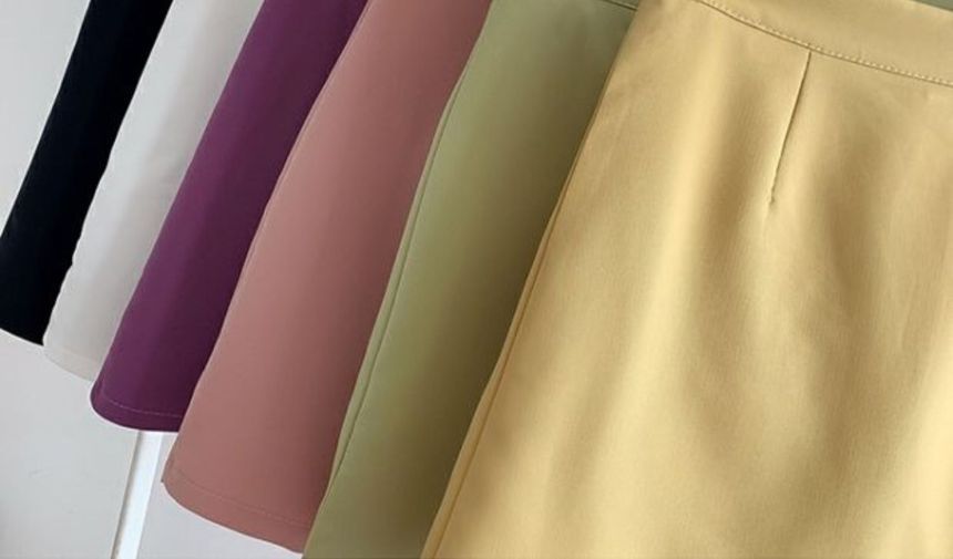 ANORA Plain A-Line Skirt | YesStyle