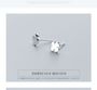 A’ROCH - 925 Sterling Silver Clover Earring | YesStyle