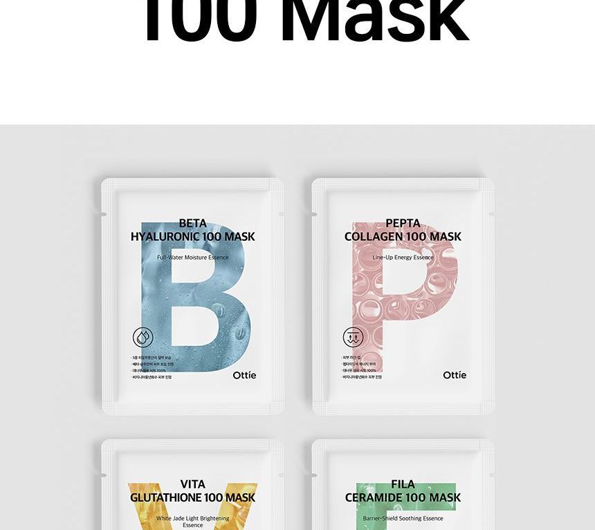 Buy Ottie - 100 Mask Set - 4 Types in Bulk | AsianBeautyWholesale.com