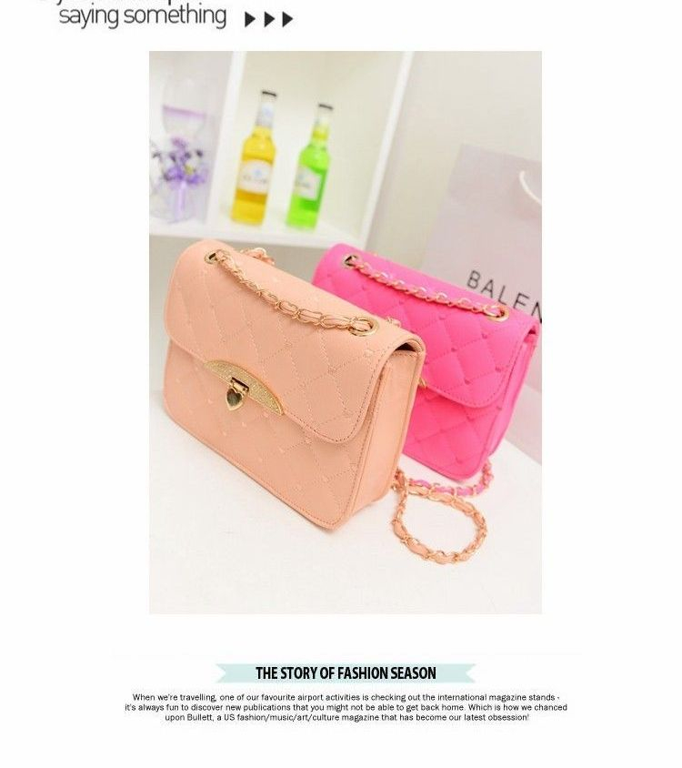 BAGuette Quilted Chain Strap Shoulder Bag | YesStyle