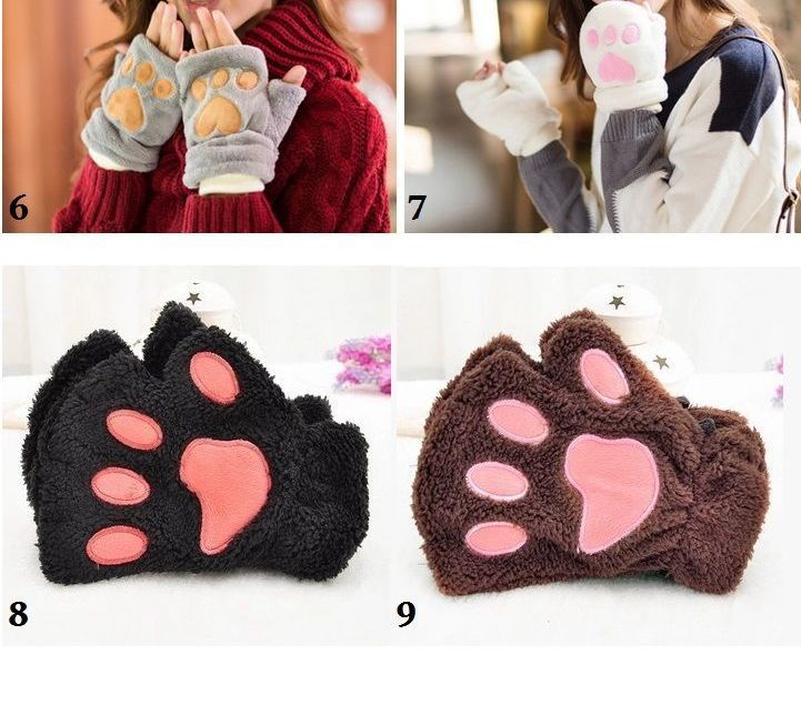 Home Simply Paw Fleece Mittens | YesStyle