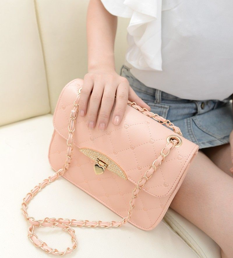 BAGuette Quilted Chain Strap Shoulder Bag | YesStyle