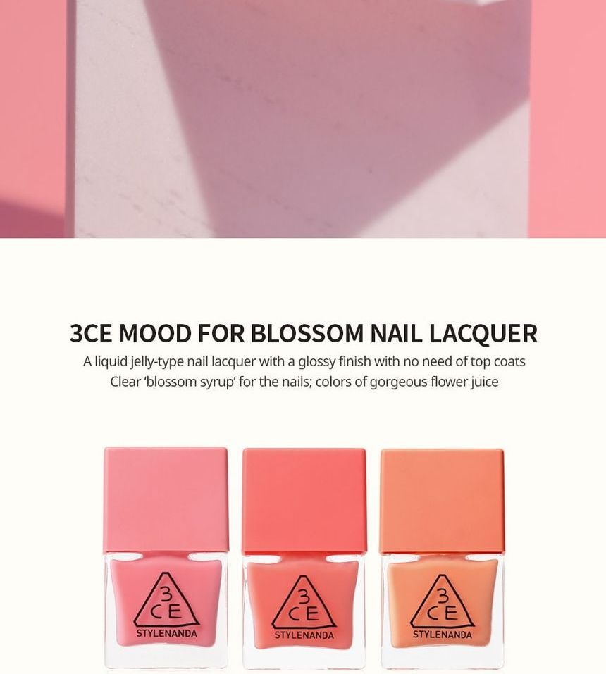 3CE Nail Lacquer Mood For Blossom Edition - 3 Colors | YesStyle