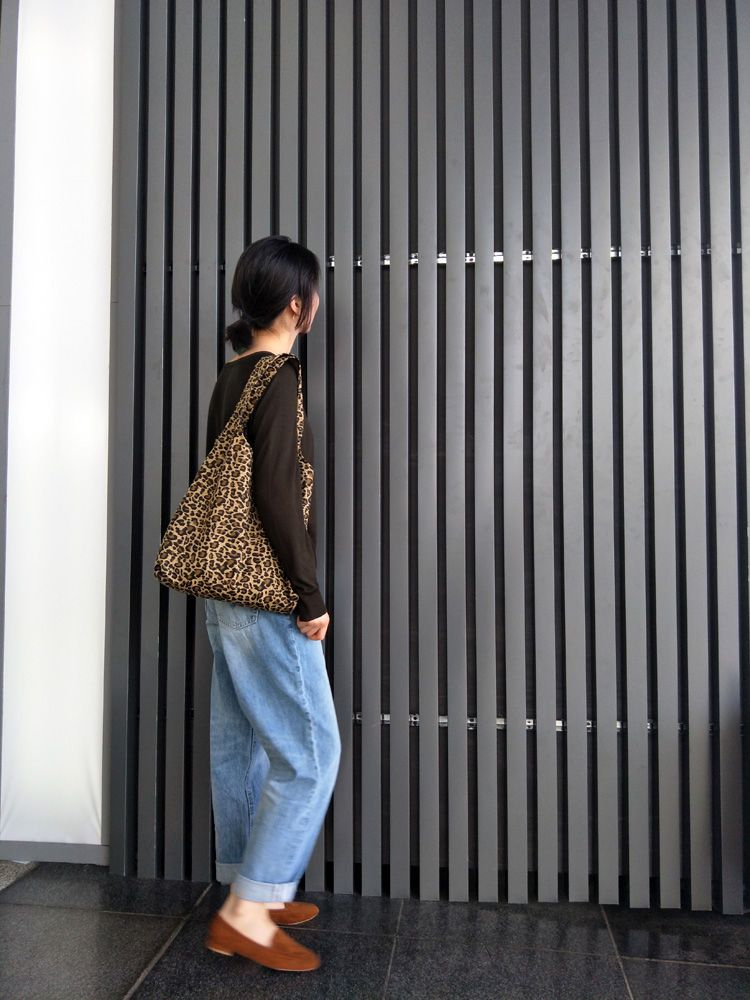 Basaran Leopard Print Canvas Tote Bag | YesStyle