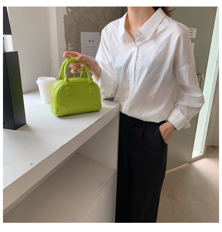 TZ Faux Leather Hand Bag | YesStyle