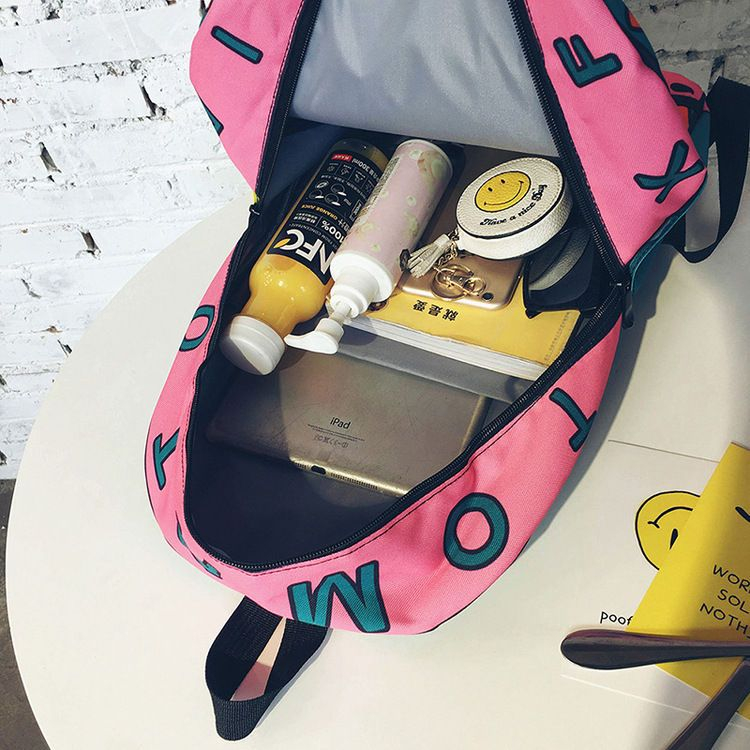 Youme Print Canvas Backpack | YesStyle