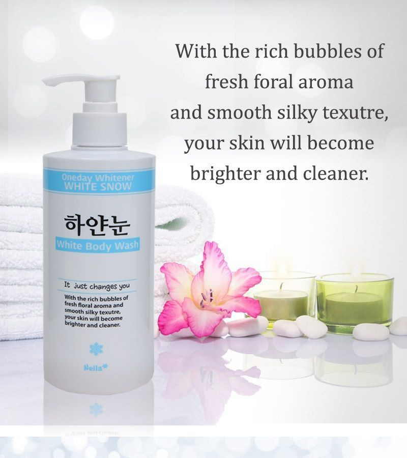 Buy Nella - Oneday Whitener White Snow White Body Wash 400ml in Bulk ...