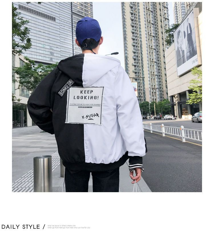 Deepwood Color Panel Hooded Jacket | YesStyle