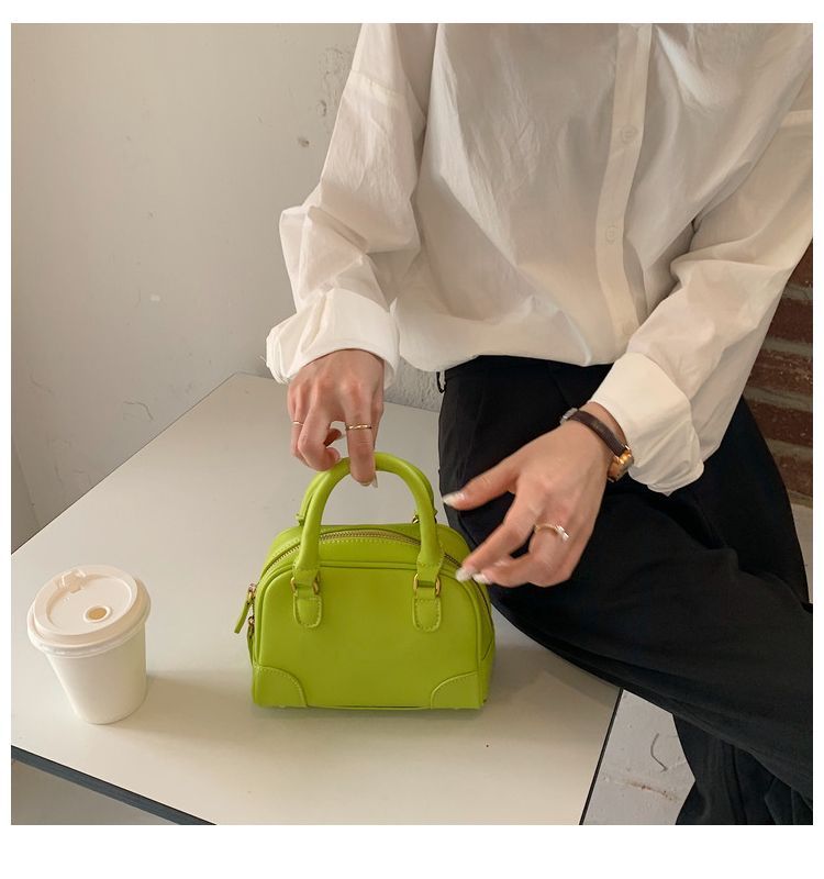 TZ Faux Leather Hand Bag | YesStyle