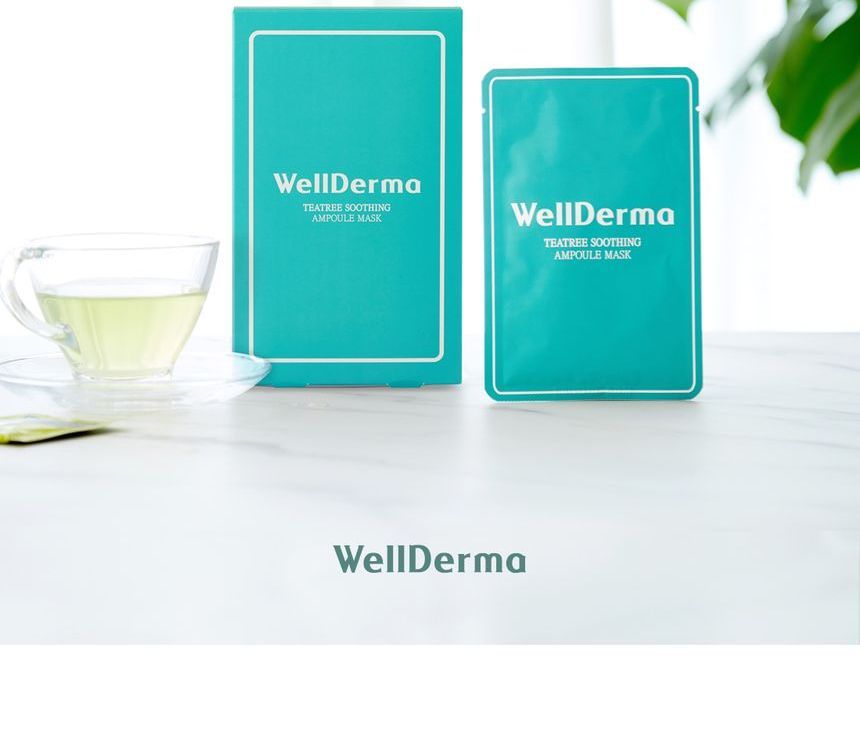 Buy WellDerma - TeaTree Soothing Ampoule Mask Set in Bulk ...