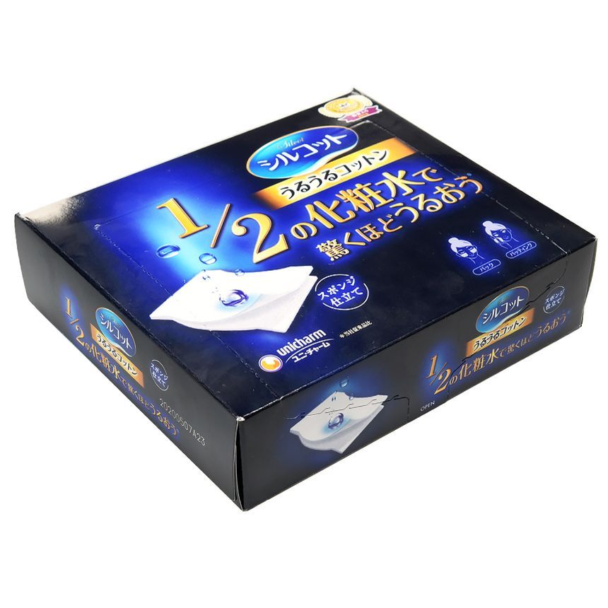 Buy Unicharm - Silcot Sponge Touch Moisturizing Cotton Pad (x36) (Bulk ...