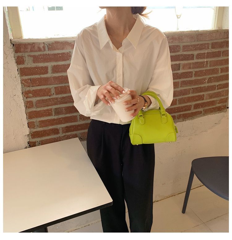 TZ Faux Leather Hand Bag | YesStyle