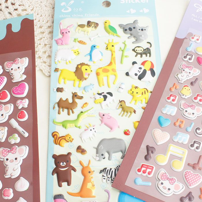 Tivi Boutique Cartoon Stickers | YesStyle