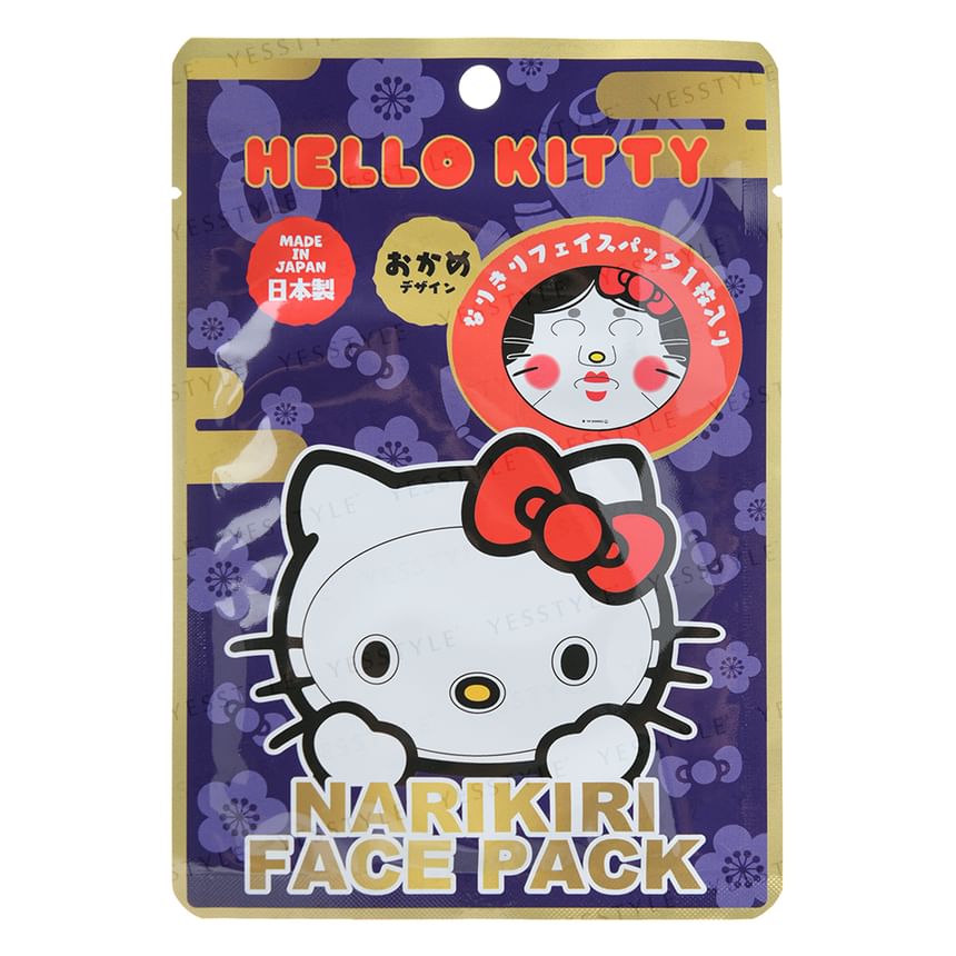 Buy ASUNAROSYA - Sanrio Hello Kitty Narikiri Face Pack Okame in Bulk ...