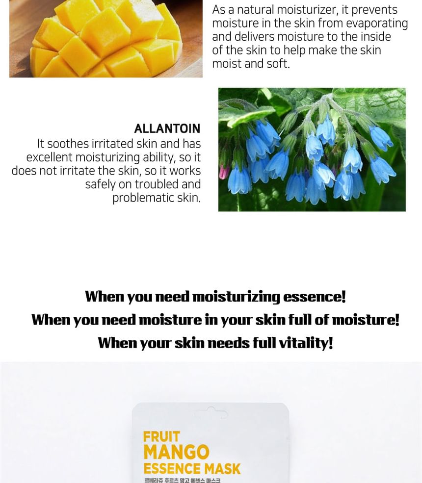 Buy LEBELAGE - Fruit Essence Mask - 12 Types in Bulk ...