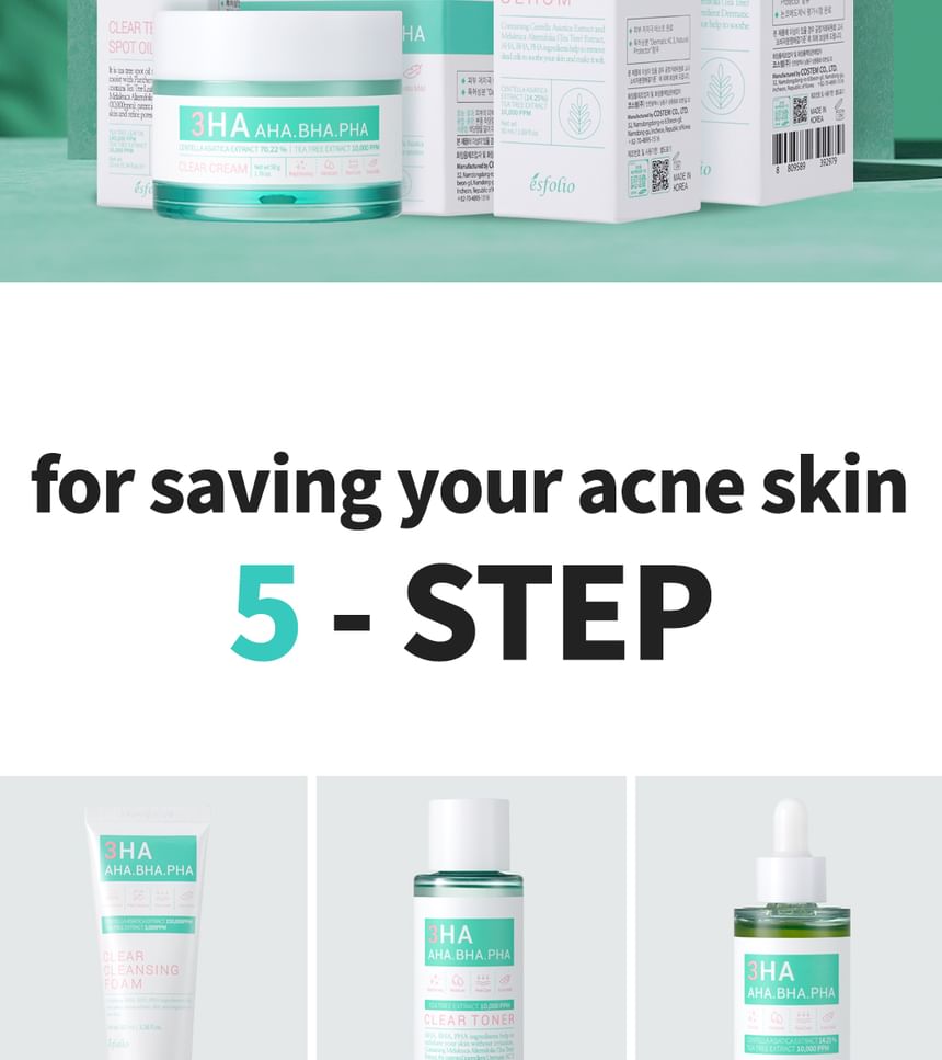 Buy esfolio - 3HA Clear Toner (x20) (Bulk Box) in Bulk ...