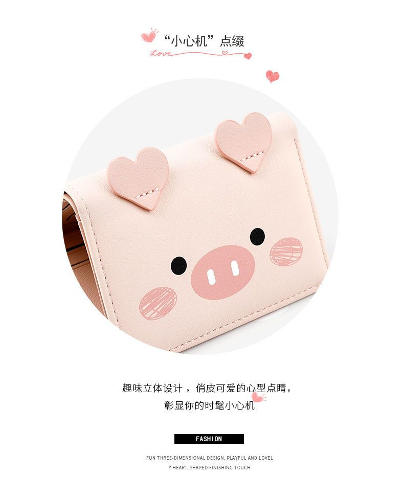 Taomicmic Cartoon Pig Wallet | YesStyle