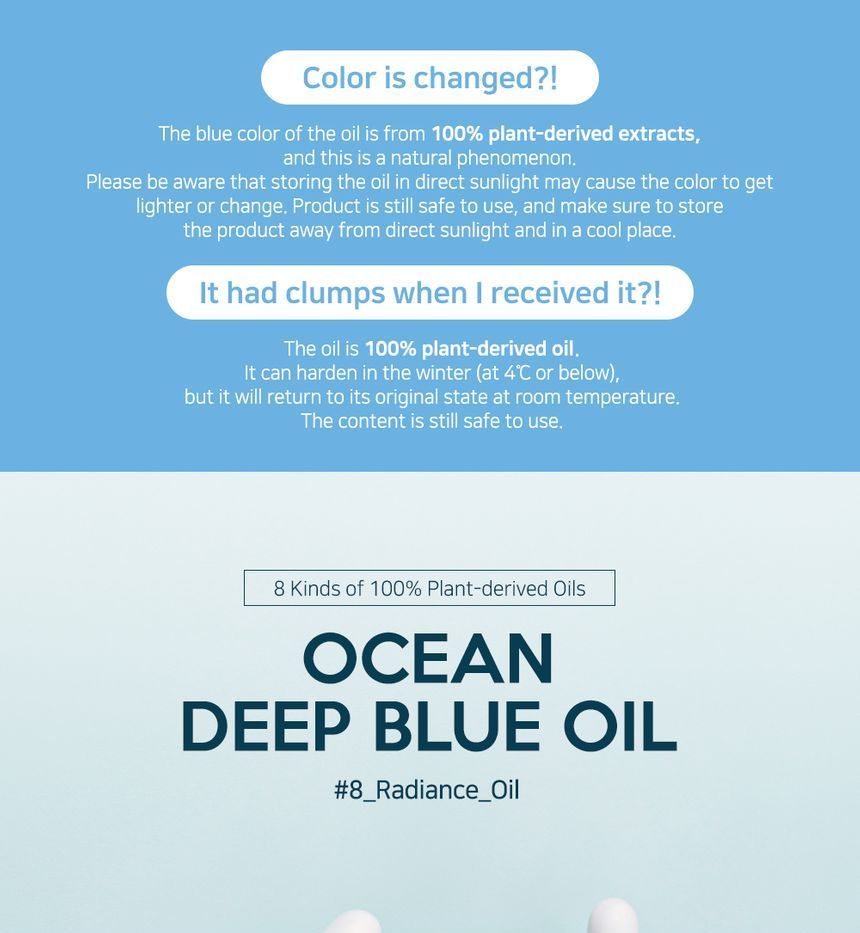 KEEP COOL Ocean Deep Blue Oil | YesStyle