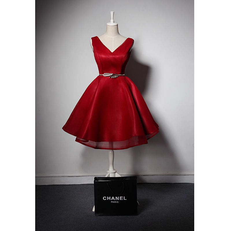 Wonhi Sleeveless Mini Prom Dress | YesStyle