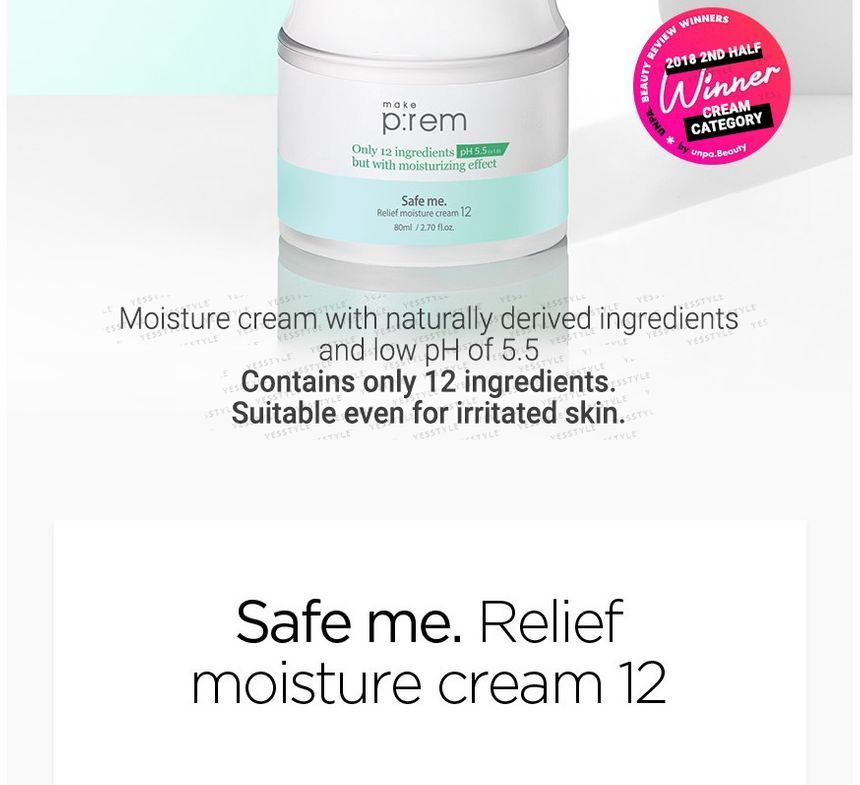 make p:rem Safe Me. Relief Moisture Cream 12 | YesStyle