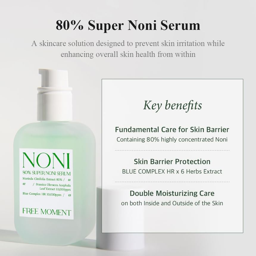 Buy FREE MOMENT - 80% Super Noni Serum in Bulk | AsianBeautyWholesale.com