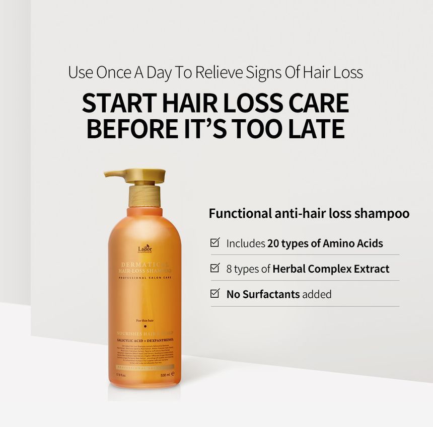 Lador Dermatical Hair Loss Shampoo For Thin Hair | YesStyle