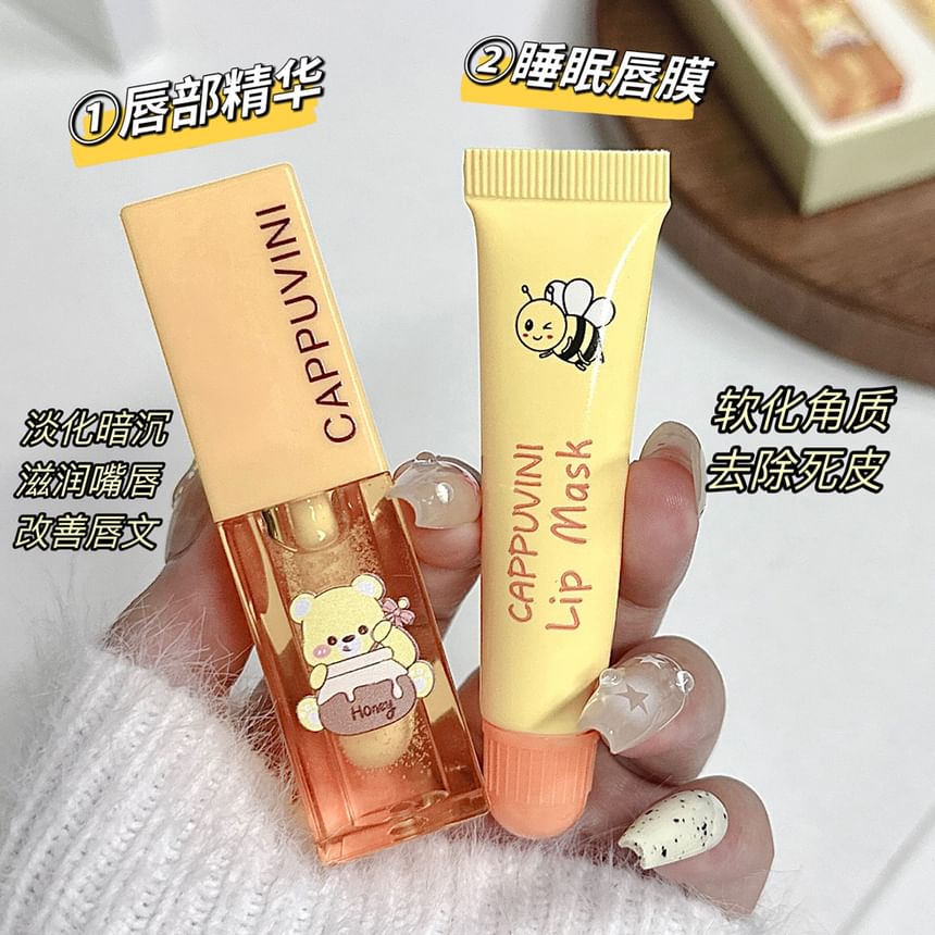 Buy Cappuvini - Honey Lip Oil & Lip Mask Set in Bulk ...