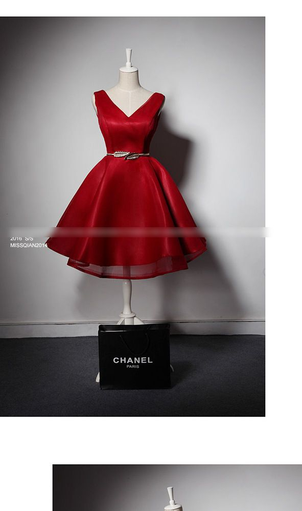 Wonhi Sleeveless Mini Prom Dress | YesStyle