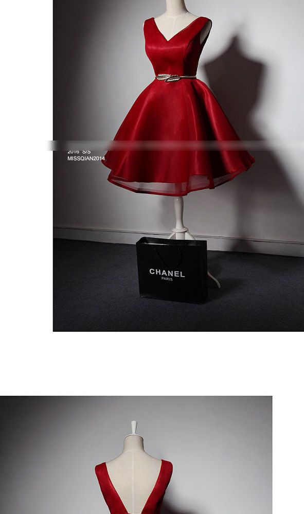 Wonhi Sleeveless Mini Prom Dress | YesStyle