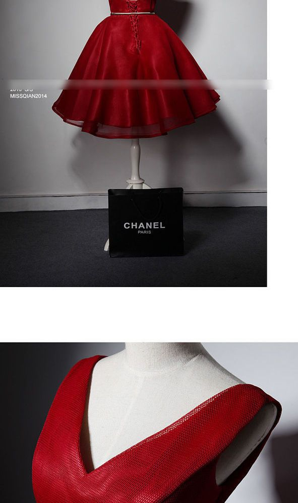 Wonhi Sleeveless Mini Prom Dress | YesStyle