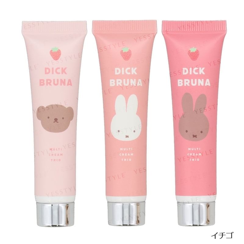 Buy SHOBIDO - Miffy Multi Cream Trio Set Strawberry (x10) (Bulk Box) in ...