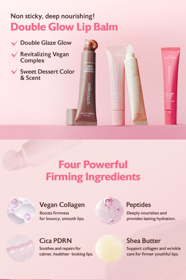 Buy Milk Touch - Glow Up Collagen Lip Balm - 4 Colors in Bulk ...