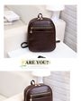 Shinsi - Faux Leather Backpack | YesStyle