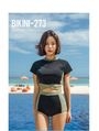 CUCURBIT - Set: Short-Sleeve Crop Rash Guard + Swim Bottom | YesStyle