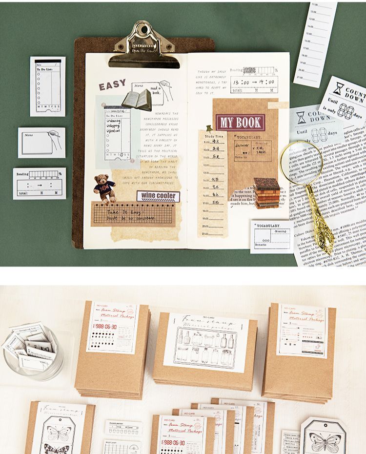 Monez Wooden Stamp Set (various designs) | YesStyle