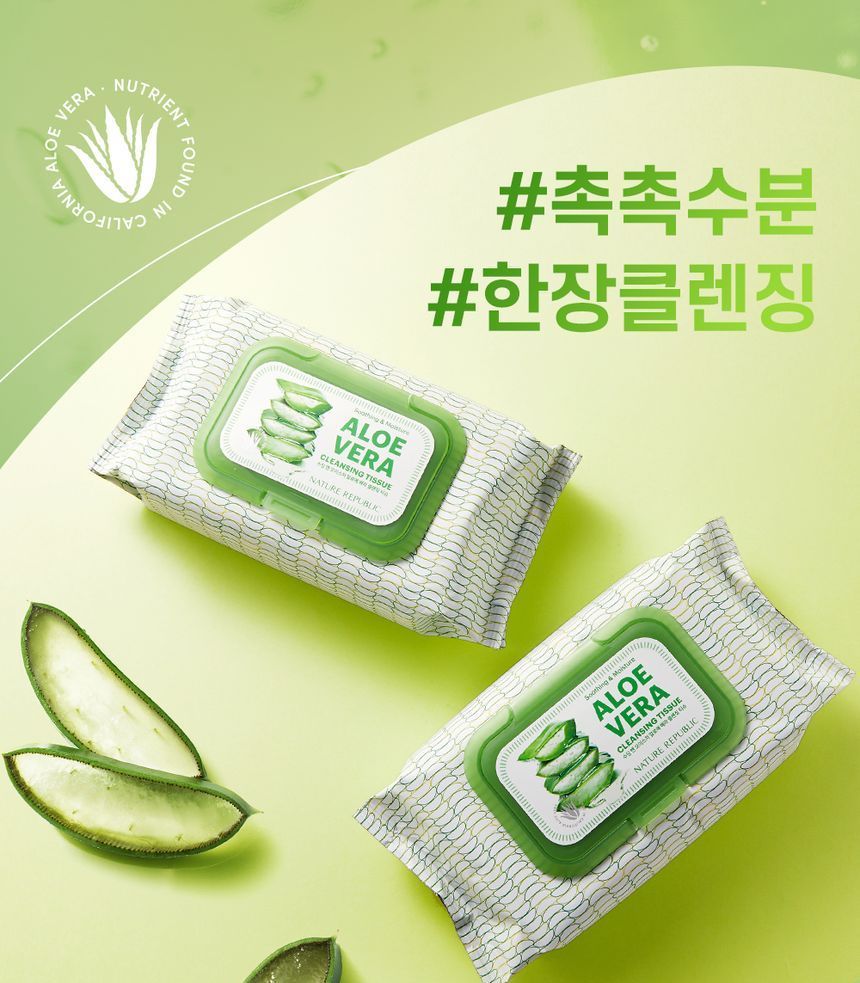 Buy NATURE REPUBLIC - Soothing & Moisture Aloe Vera Cleansing Tissue in ...