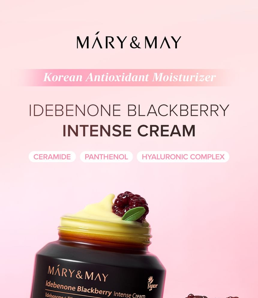 Buy Mary&May - Idebenone Blackberry Intense Cream in Bulk ...