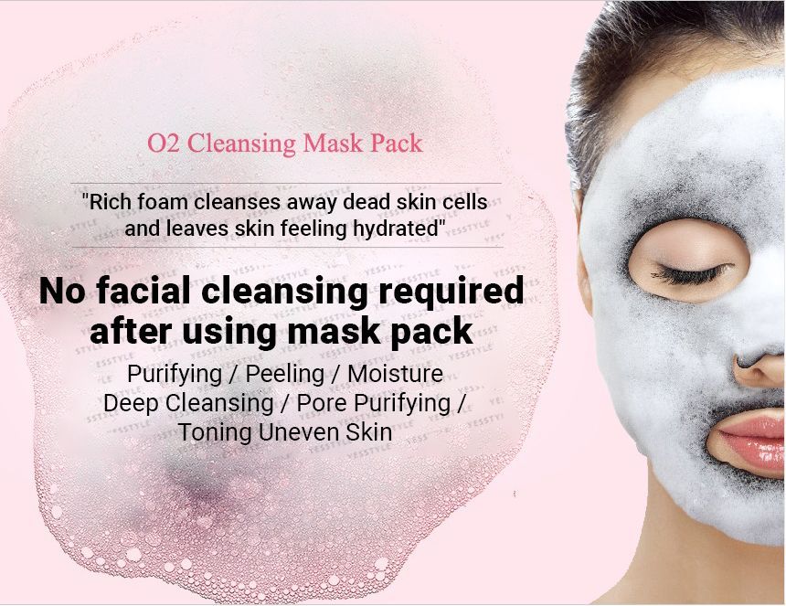 Buy PUREDERM - Deep Purifying Black O2 Bubble Mask (Volcanic) 20g (x24 ...