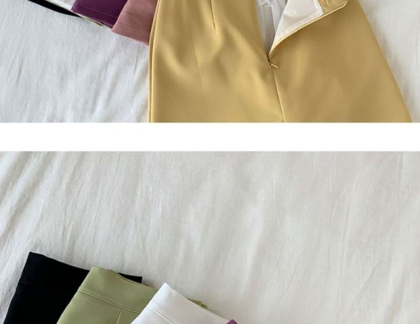 ANORA Plain A-Line Skirt | YesStyle