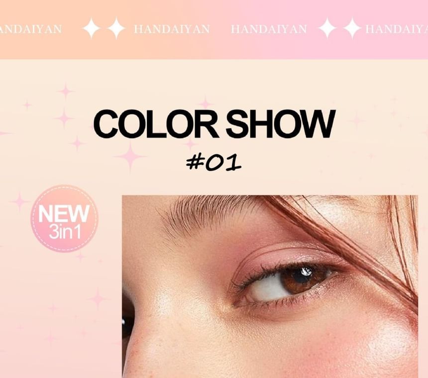 Buy HANDAIYAN - 3 In 1 Highlight Blush Contour Palette - 3 Types in ...