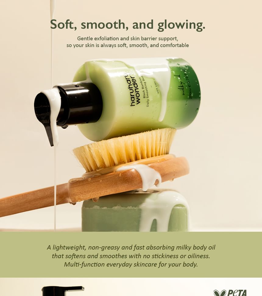 Buy haruharu wonder - Black Bamboo Daily Smoothing Body Oil in Bulk ...