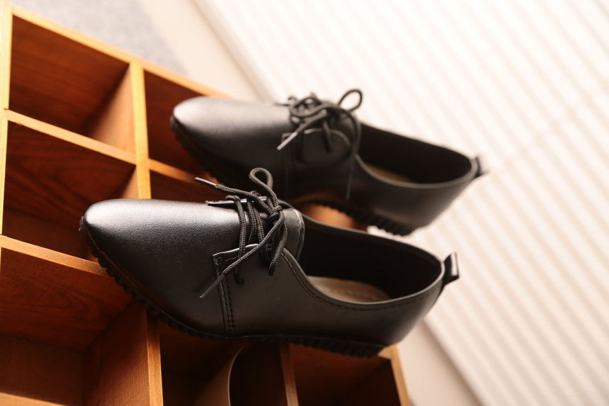 Moonlit Valley Two-Eyelet Lace-Up Shoes | YesStyle