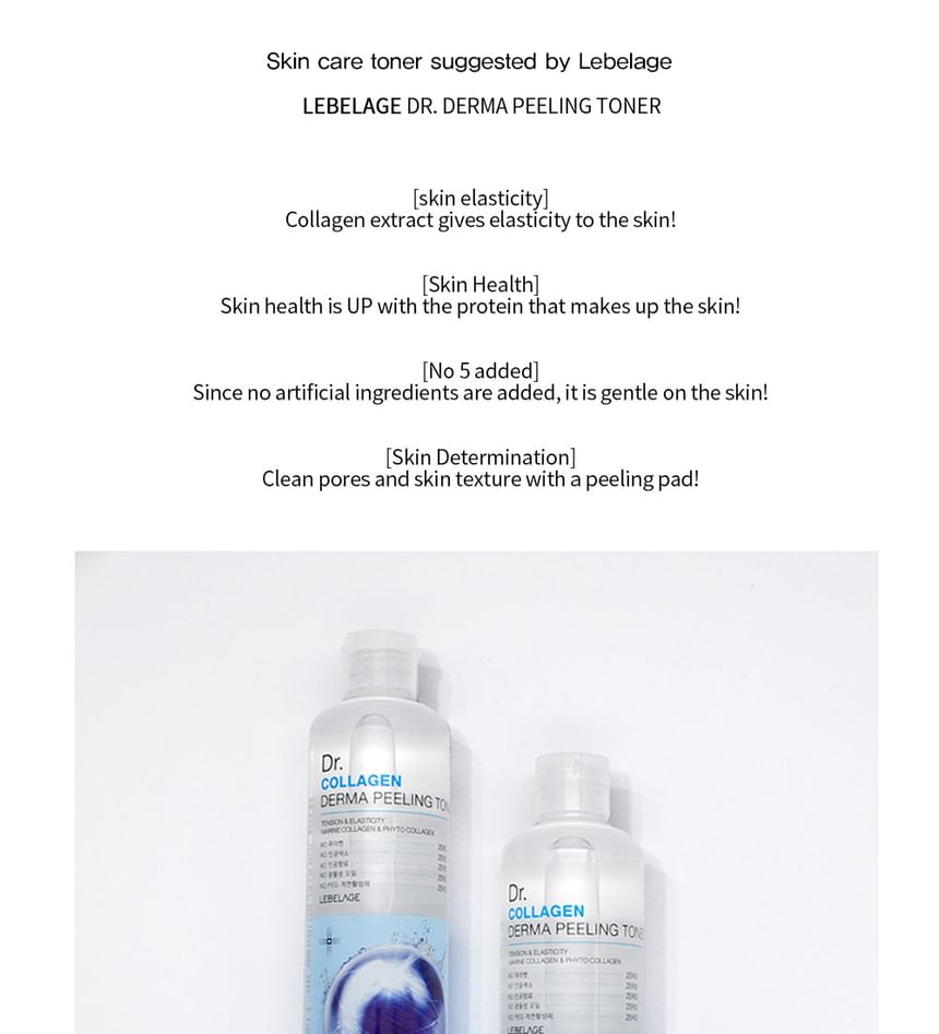 Buy LEBELAGE - Dr. Collagen Derma Peeling Toner in Bulk | AsianBeautyWholesale.com