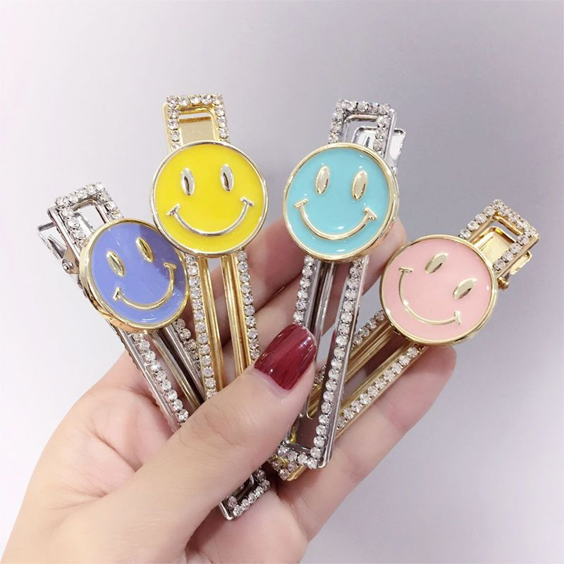 Mesmeriz Smiley Face Hair Clip | YesStyle