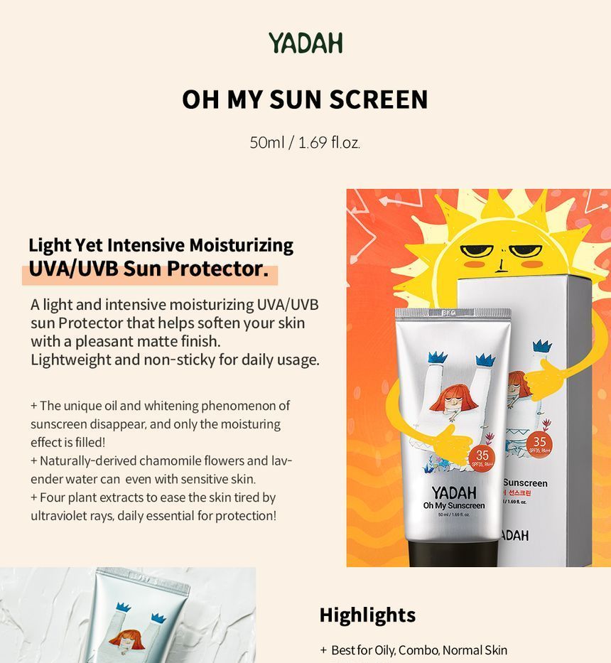 Buy YADAH - Oh My Sunscreen in Bulk | AsianBeautyWholesale.com