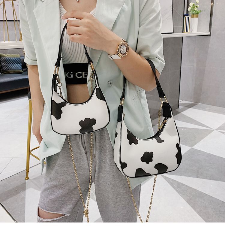 Faneur Cow Print Shoulder Bag | YesStyle