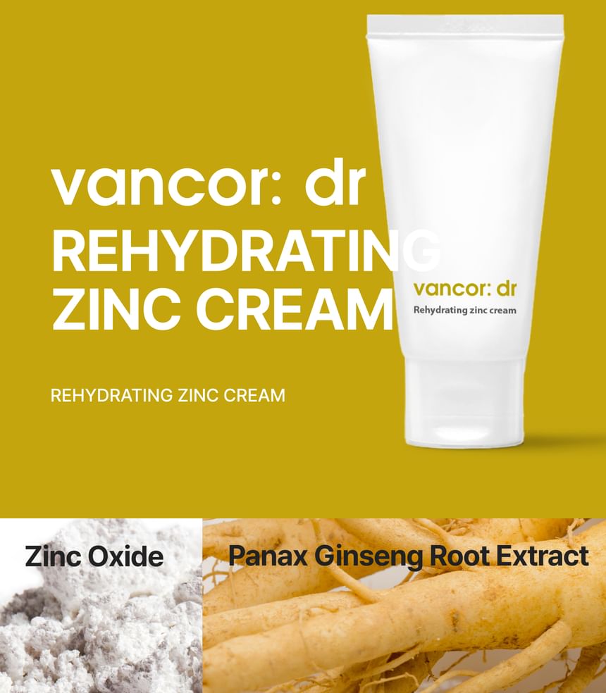 Buy VANCOR - Rehydrating Zinc Cream in Bulk | AsianBeautyWholesale.com