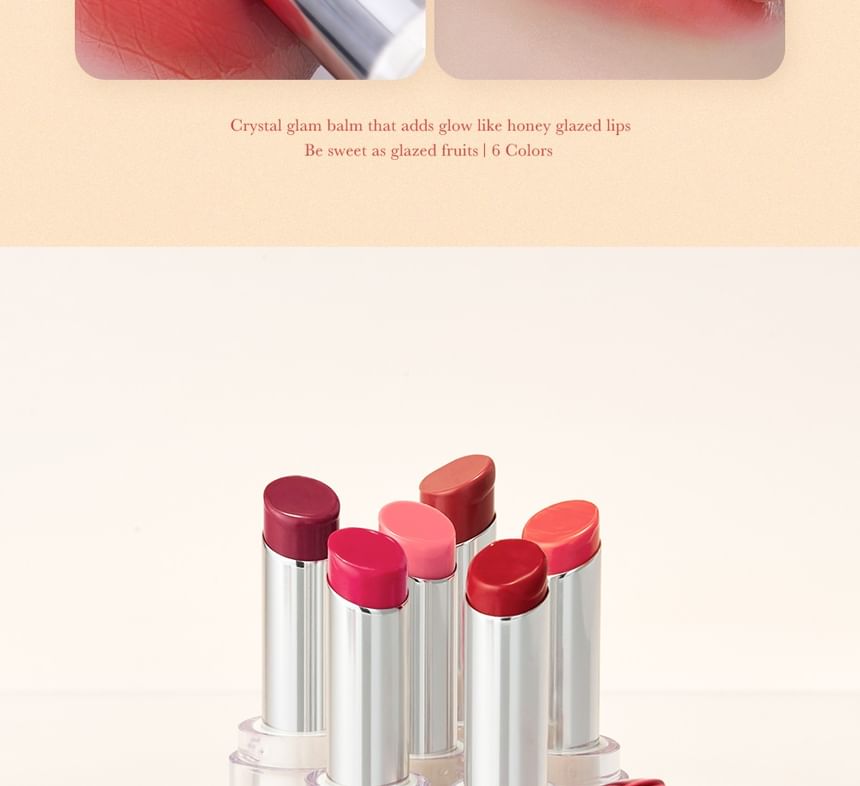 Buy CLIO - Crystal Glam Balm - 6 Colors in Bulk | AsianBeautyWholesale.com