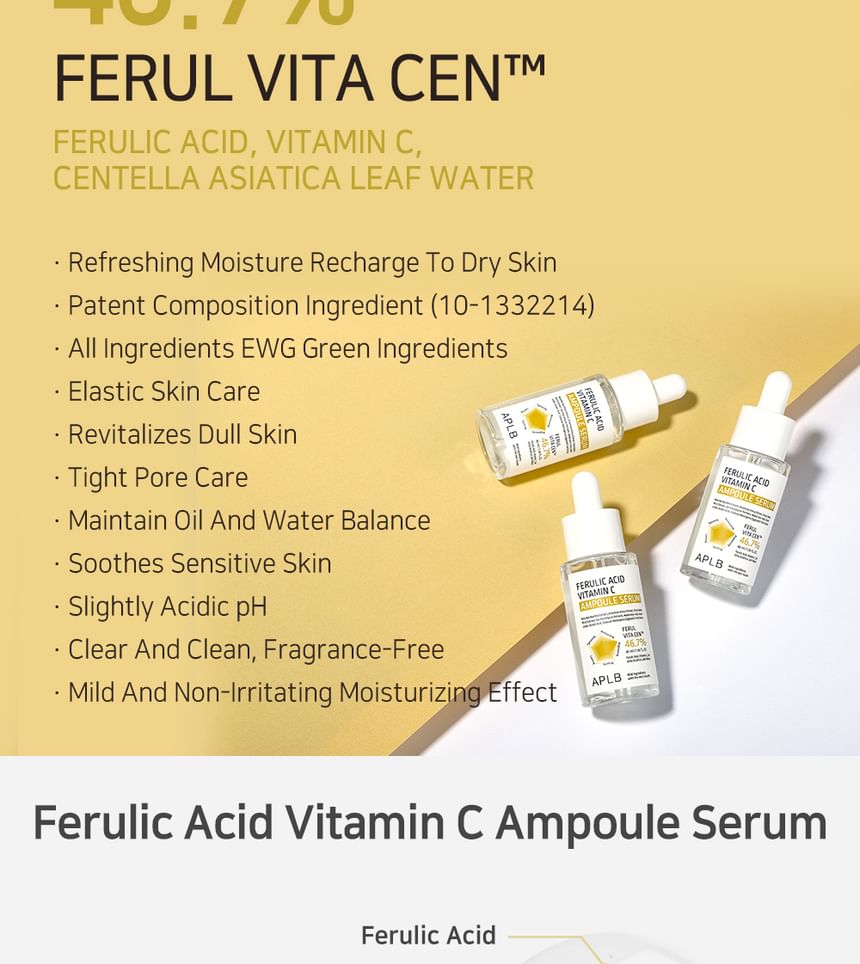 Buy APLB - Ferulic Acid Vitamin C Ampoule Serum Set in Bulk ...