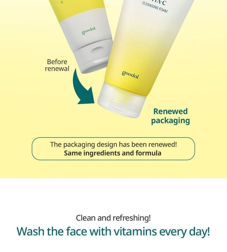 Buy Goodal - Green Tangerine Vita C Cleansing Foam in Bulk ...